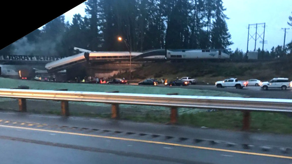 Amtrack train falls off bridge in Tacoma, Washington | WZTV