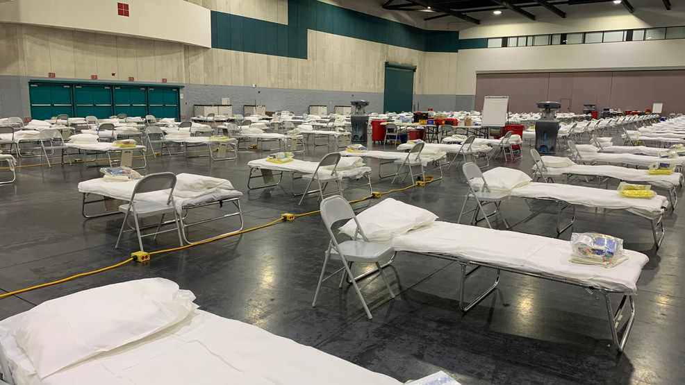 First look at the temporary hospital at the Fresno Convention Center | KMPH